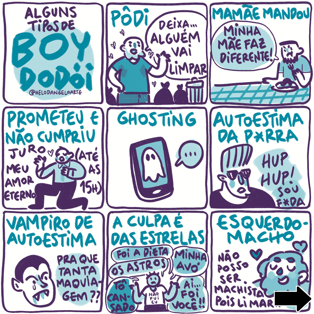 Todo boy é um pouco dodói • Mina de HQ - Histórias em quadrinhos mais ...