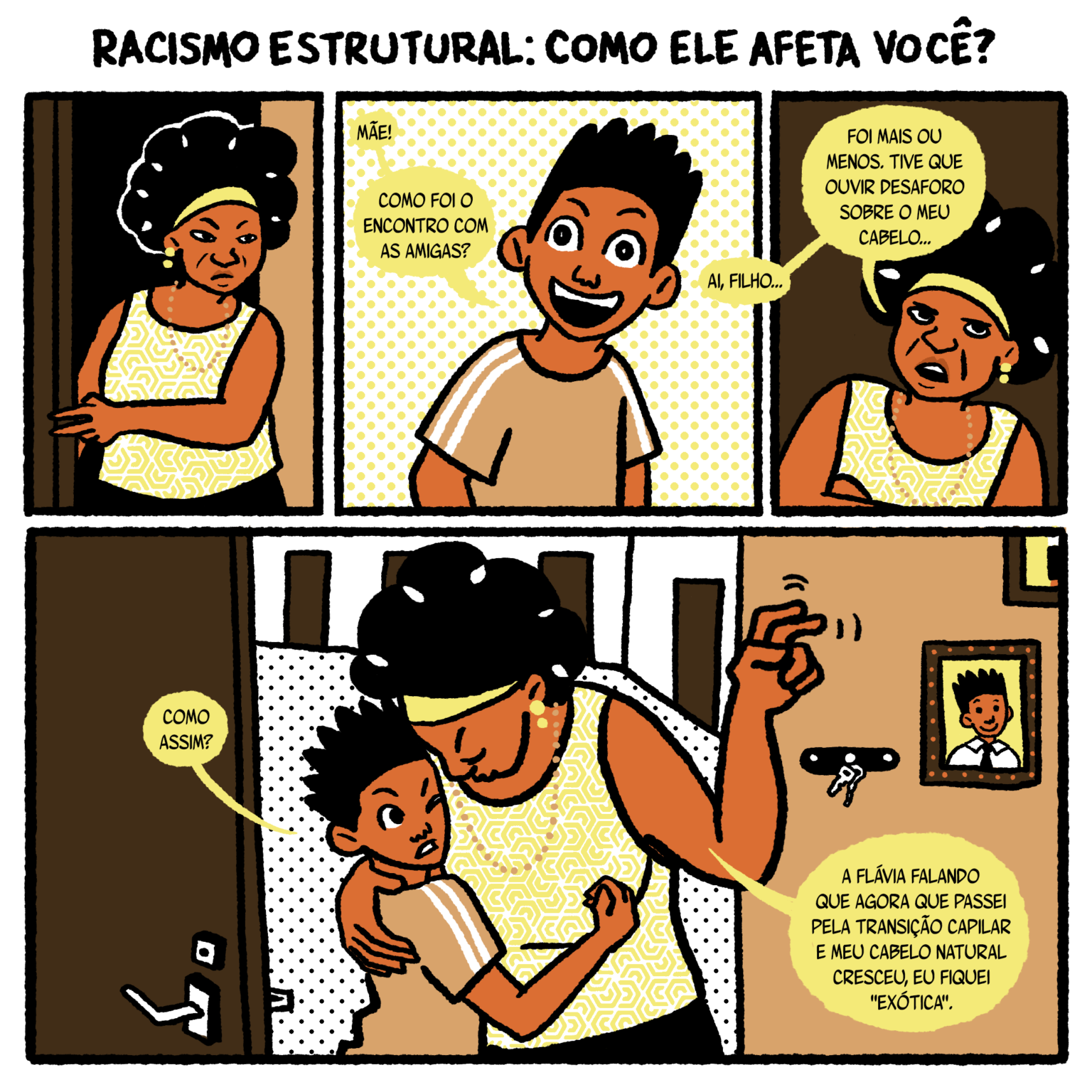 O Que é Racismo Estrutural • Mina De Hq Histórias Em Quadrinhos Mais